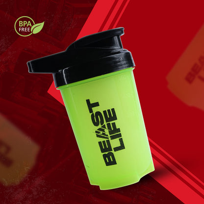 BeastLife Plastic Bold Shaker | Neon Color | 500ML – Beastlife