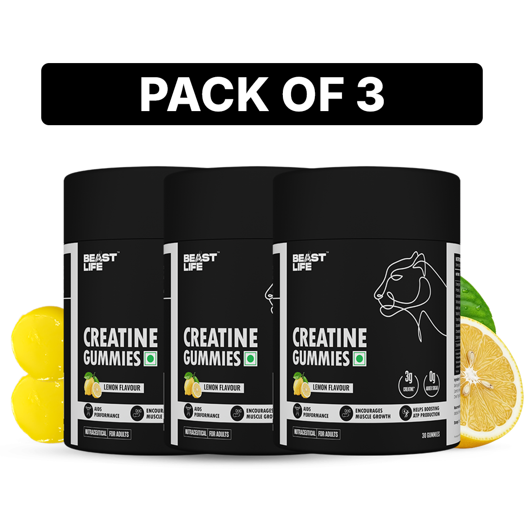 Creatine Gummies – Lemon Flavor (90 N) – Beastlife