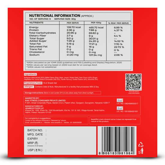 Energy Bar Monthly Mega Pack | 30 Bars – Beastlife