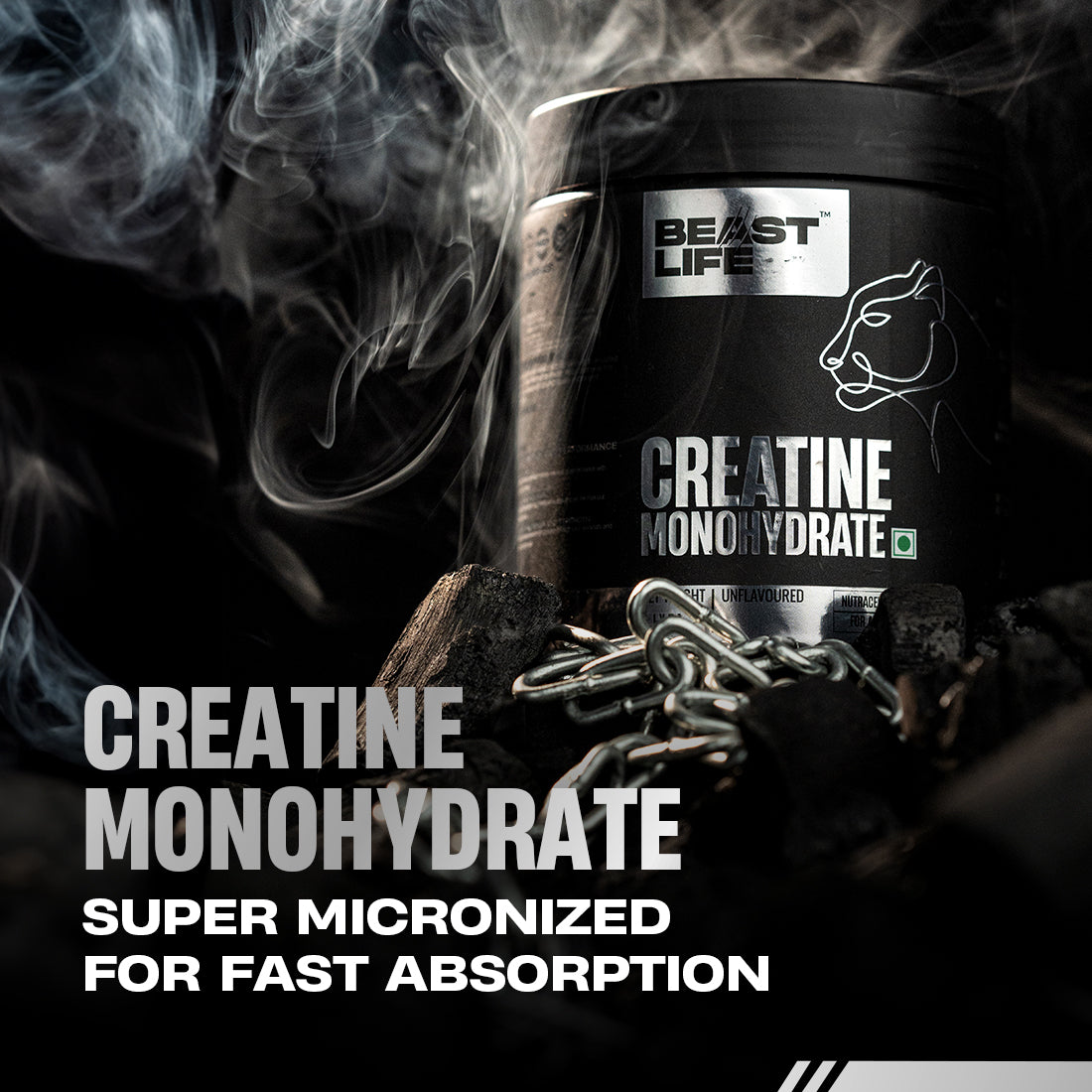 Super Micronized Creatine Monohydrate | 100G – Beastlife