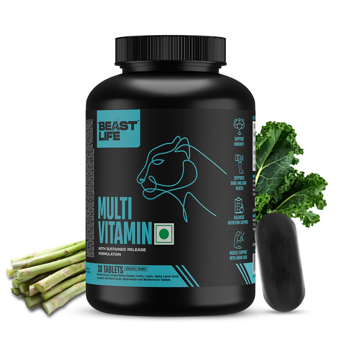 Beastlife Multivitamins with Sustained Release Technology | 30 N
