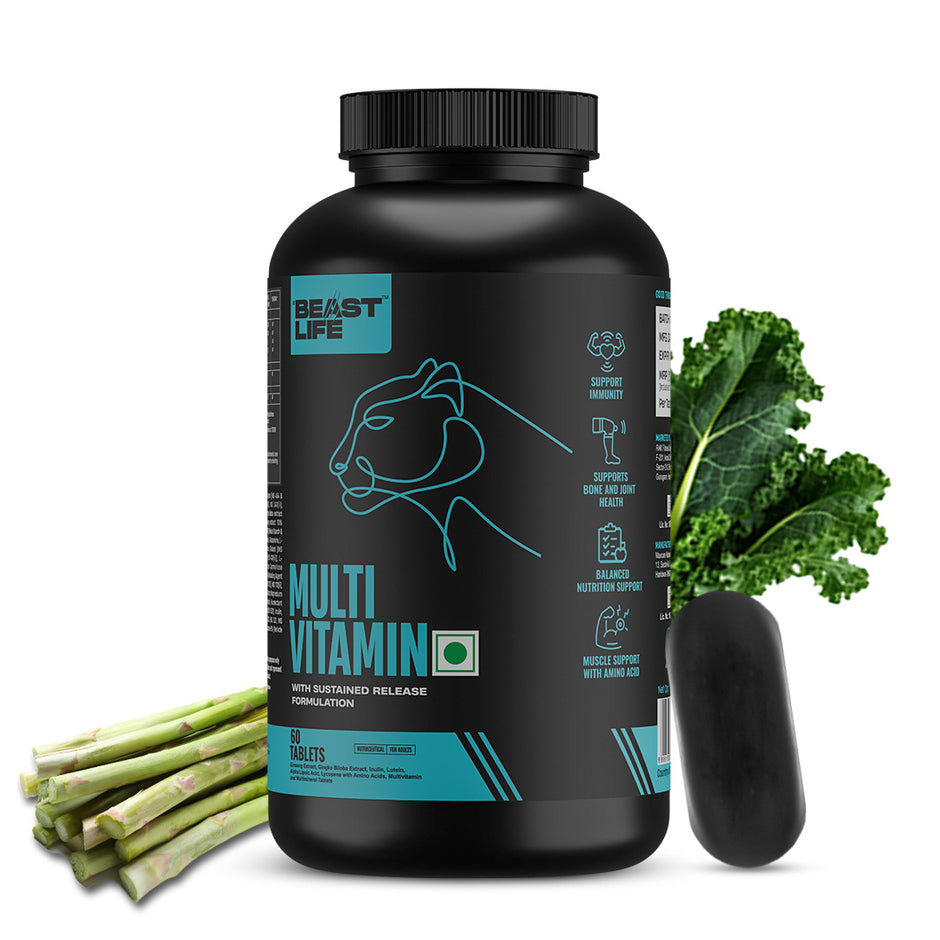 Multivitamin Tablets for Men – Health & Energy Boost – Beastlife