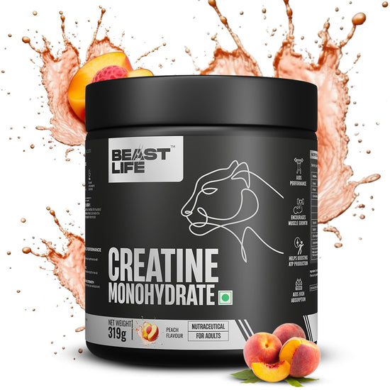 Peach Creatine Monohydrate 319g – Beastlife
